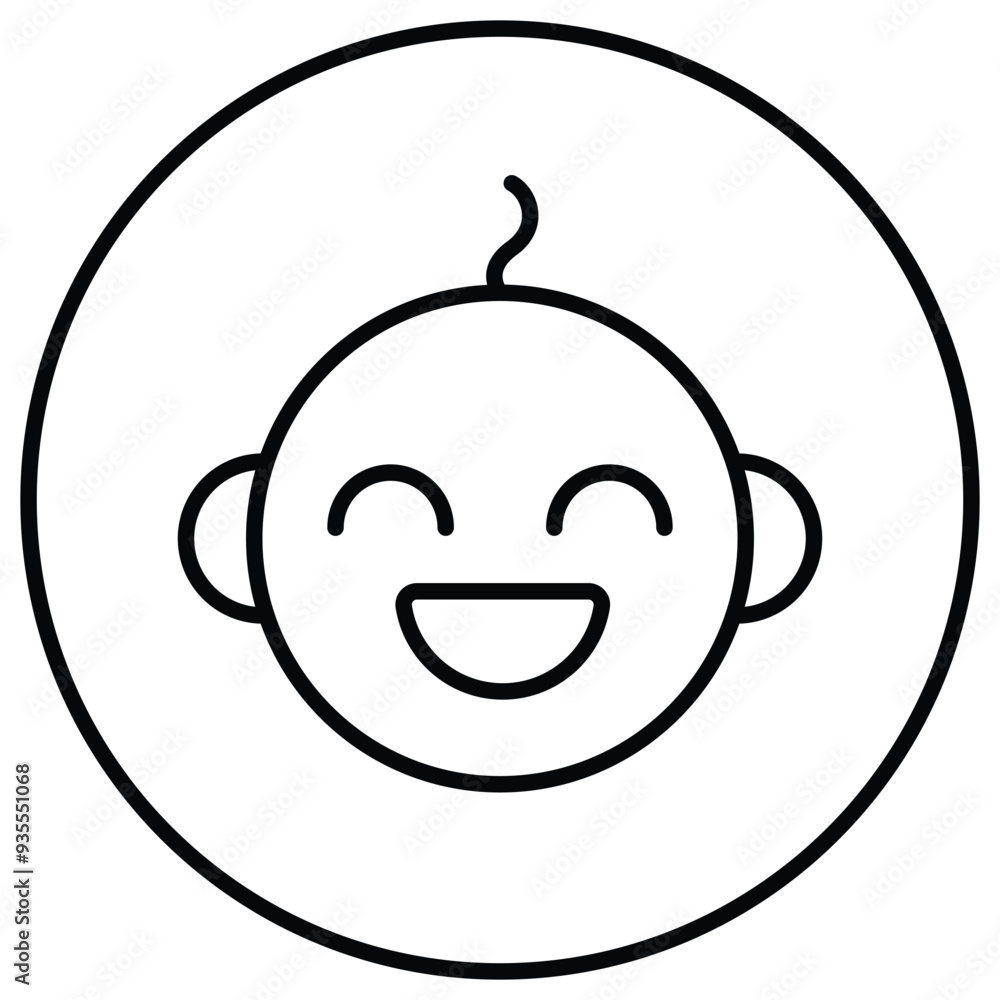 Child Friendly Icon Design. Represents Kid Friendly, Child Safety, Safe ...