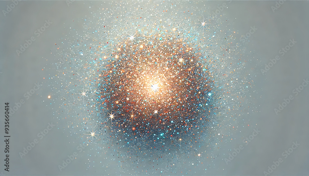 Glitter Sparkles Particle Effect Wallpaper Stock Illustration | Adobe Stock