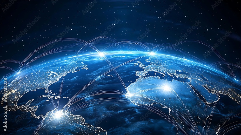 Communication coverage in telecommunication, focusing on global reach ...