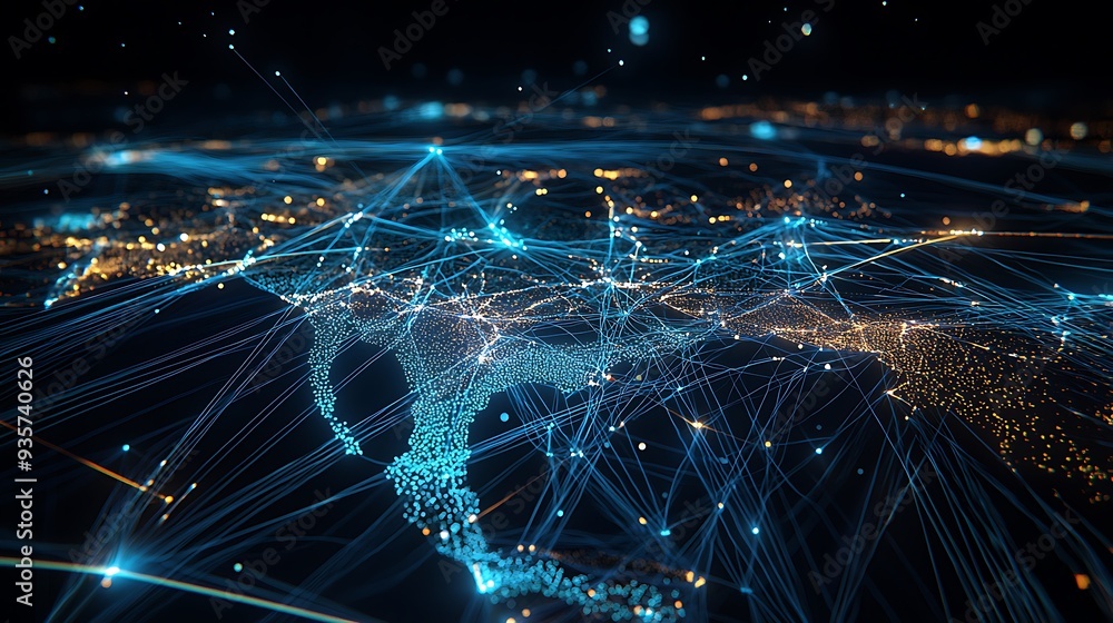Coverage of telecommunication signals, visualizing signal strength ...