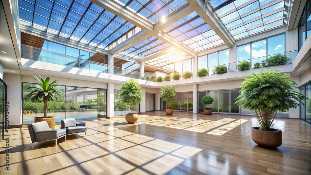 Bright, open spaces filled with natural light, large windows, and ...