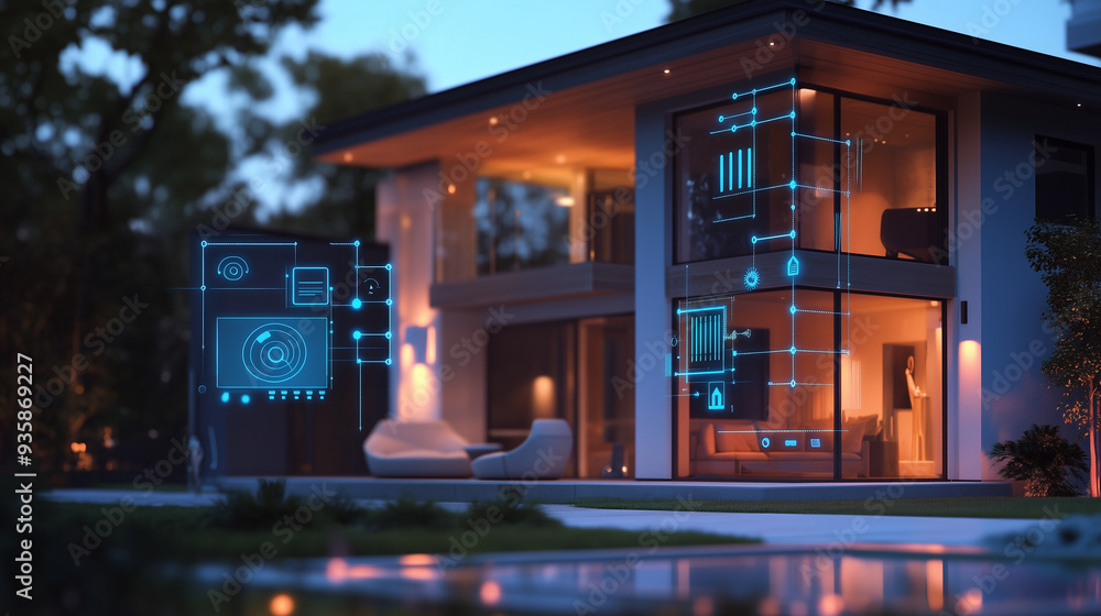 High-Tech AI-Powered Home Security System with Facial Recognition and ...