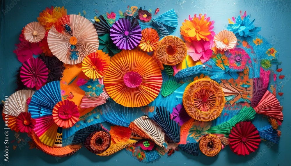 Papel picado is a stunning Mexican folk art that involves creating ...