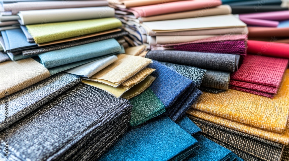 An interior designer's working table, an architectural plan of the ...