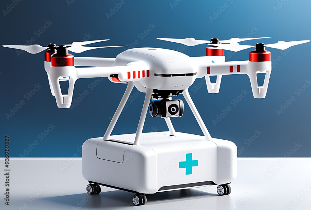 autonomous drones healthcare delivery transporting medical supplies ...