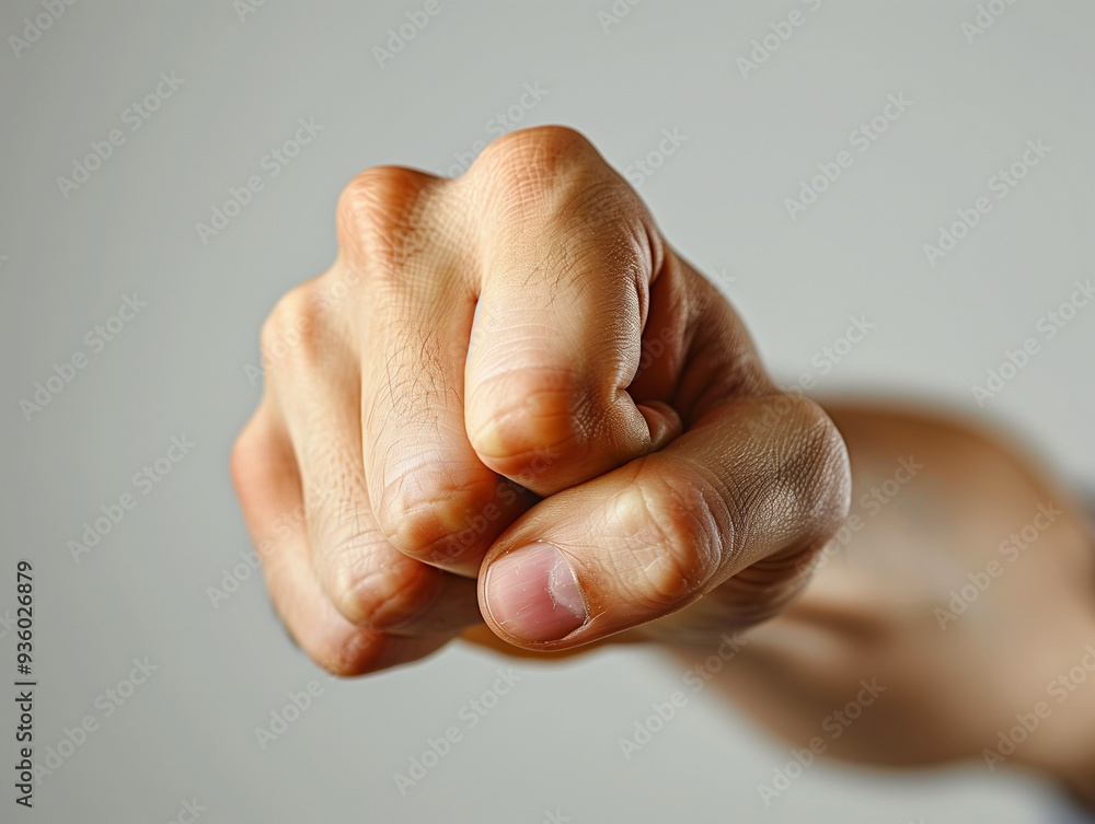 hand, faust, finger, arm, gebärde, bowle, zeichen, finger, person ...