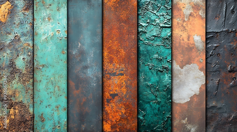 Abstract rusty metal texture background, featuring the unique patterns ...