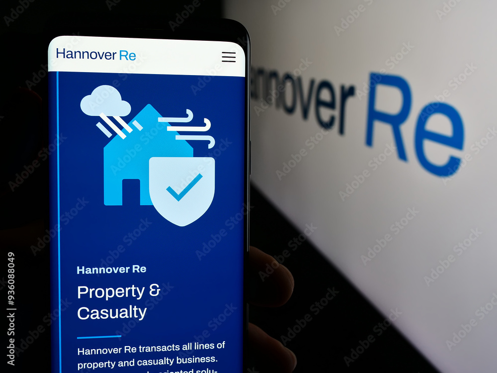 Stuttgart, Germany - 08-18-2024: Person holding smartphone with web ...