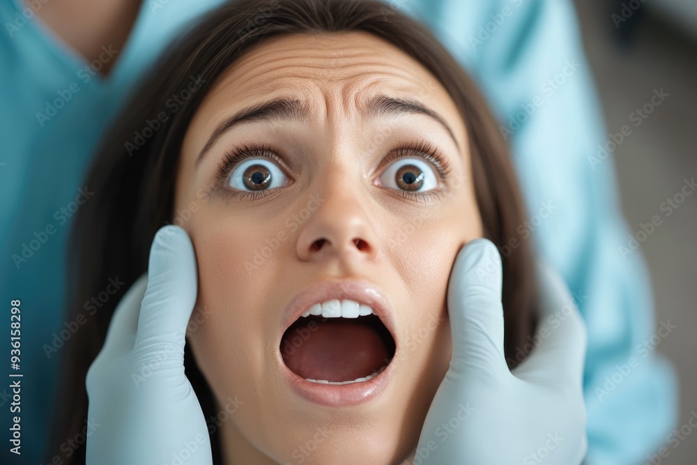 Dental Review. Scared Patient at the Dentist Clinic: Facing Fear and ...