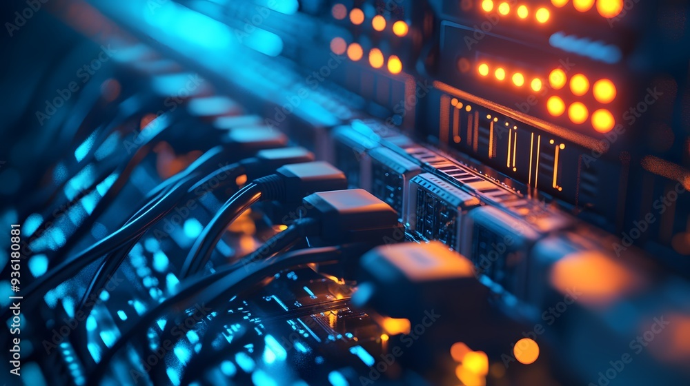 33. An advanced internet architecture with detailed fiber optic ...