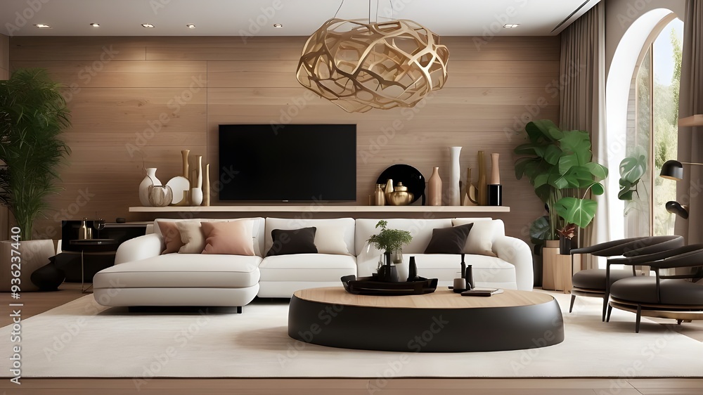 "Transform your space into a work of art with our AI-generated interior ...