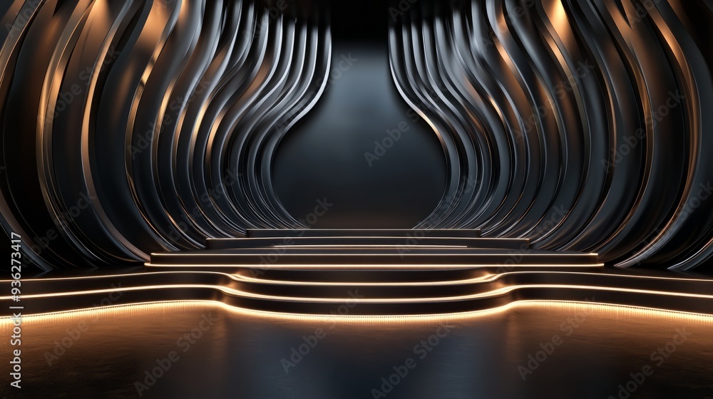Modern Stage Luxury Award Background. Premium Looking Graphic Template ...