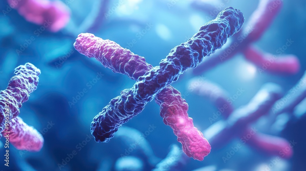 Chromosomal crossover during meiosis, with a detailed view of ...