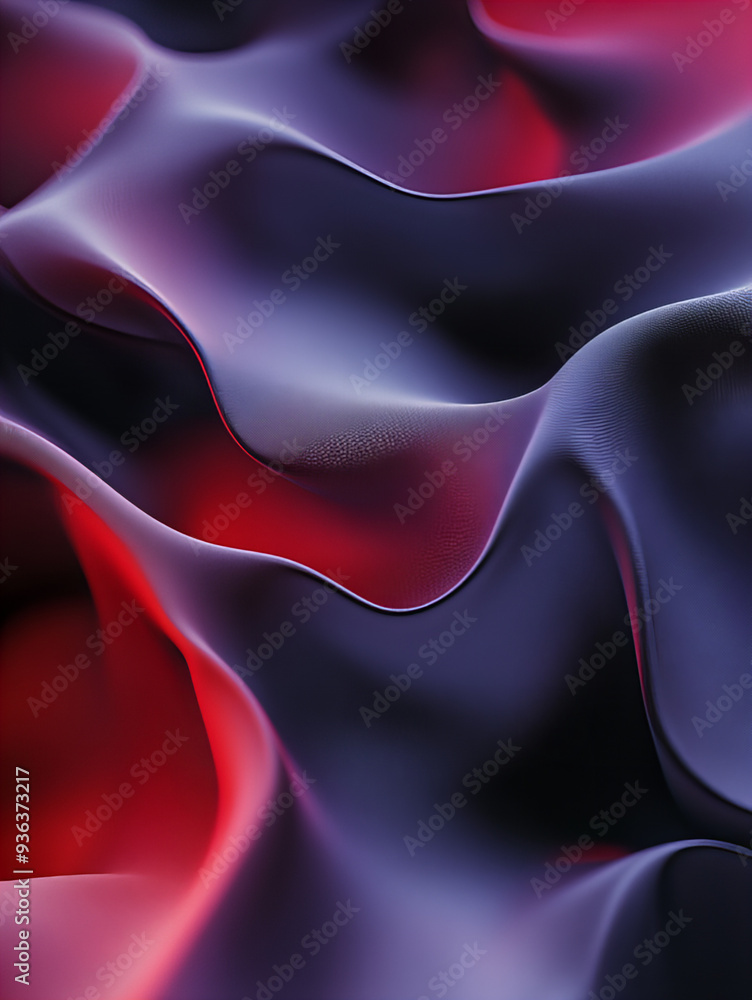 Abstract Backgrounds, Smooth Lines, Design, Amorphous glass-effect ...