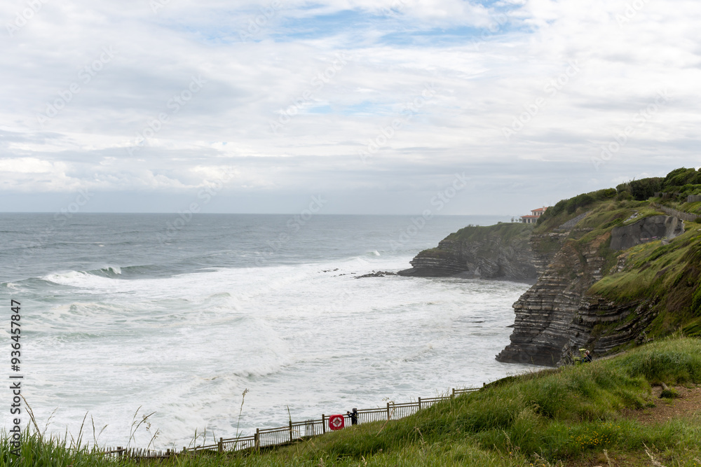 Saint-Jean-de-Luz fishing port on Basque coast, famous resort, known ...
