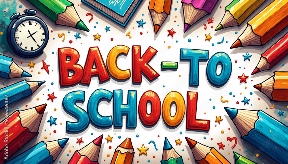 A motivational back-to-school poster featuring positive affirmations ...