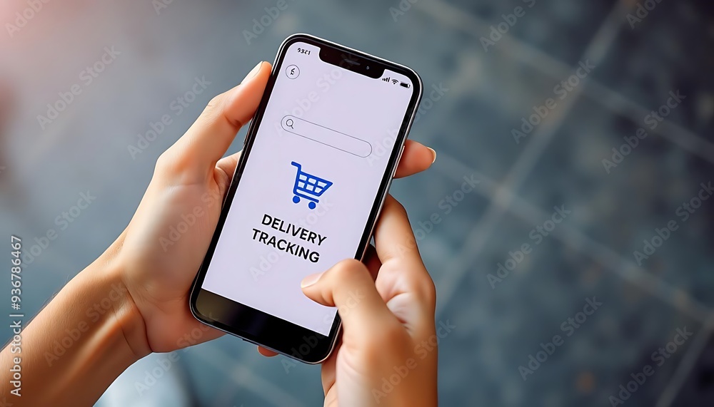 person's hand holding a smartphone displaying the text on phone ...