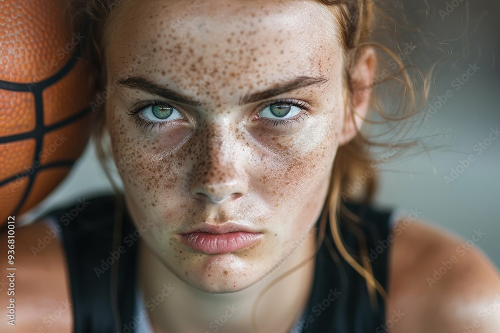 Intense Basketball Player in Paris Olympic Training - A focused athlete ...