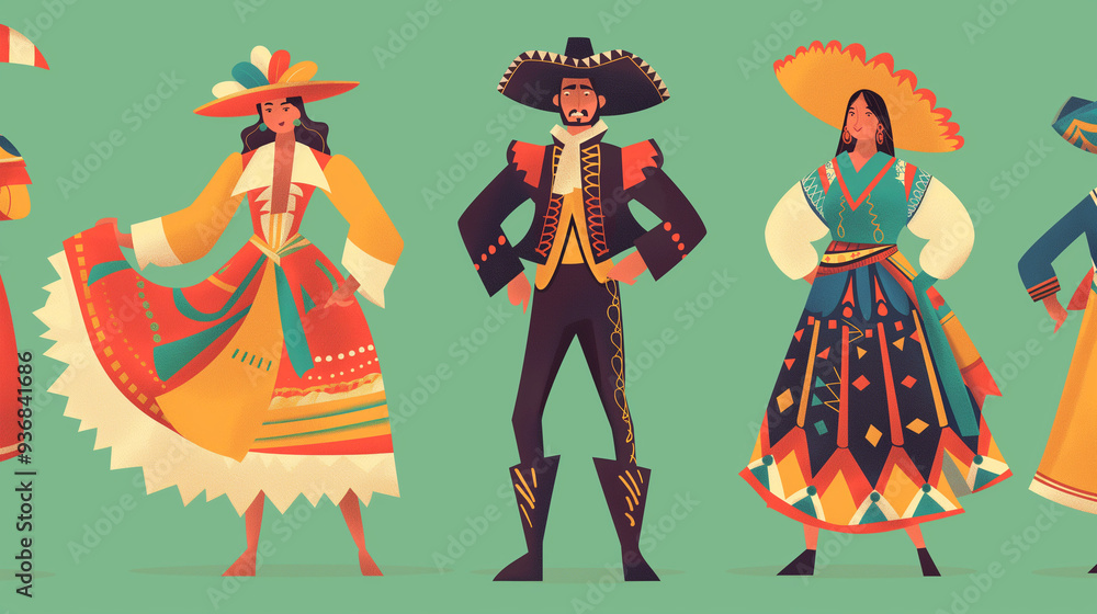 Folklore and Legends: Illustrations of famous Hispanic folklore ...
