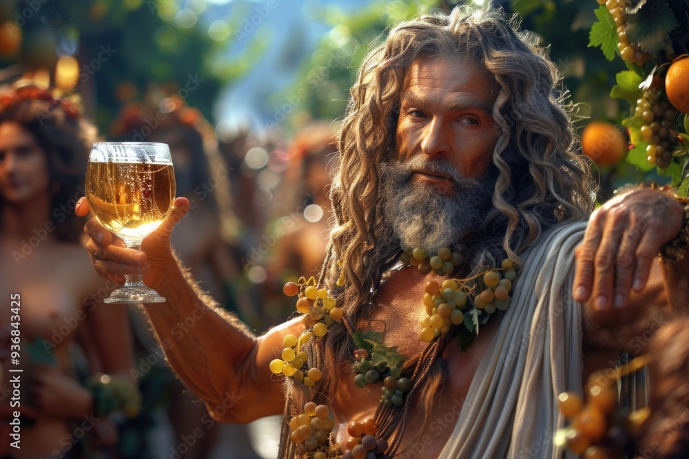 Dionysus, the youthful olympian god of wine and revelry in greek ...