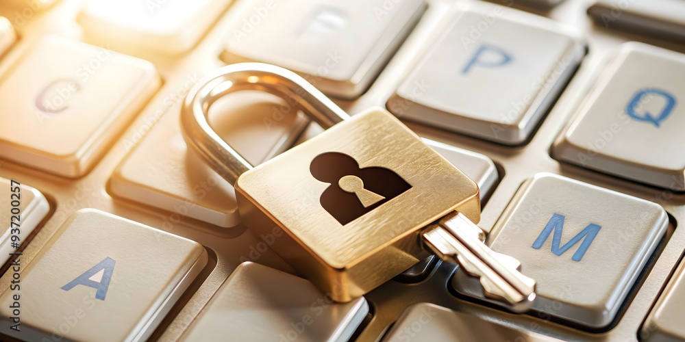 3D Icon as Fake profile and security key concept as A fake profile icon ...