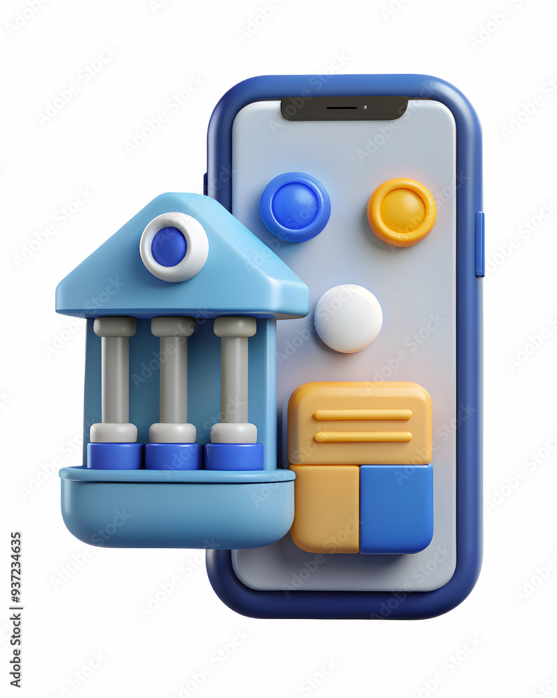 Photo Realistic as AI assistant and banking app concept as An AI ...