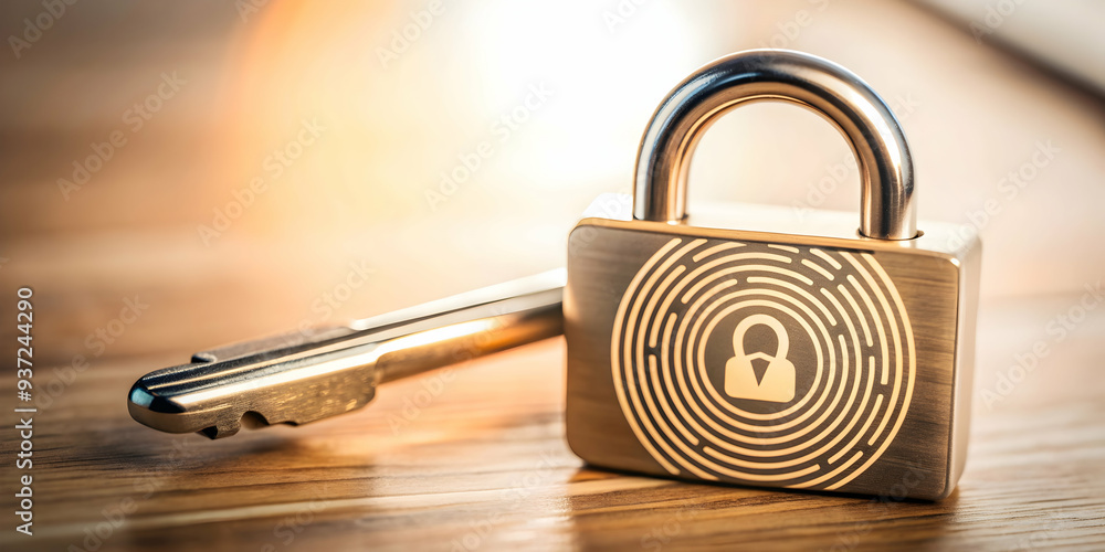 Photo Realistic as Fake profile and security key concept as A fake ...