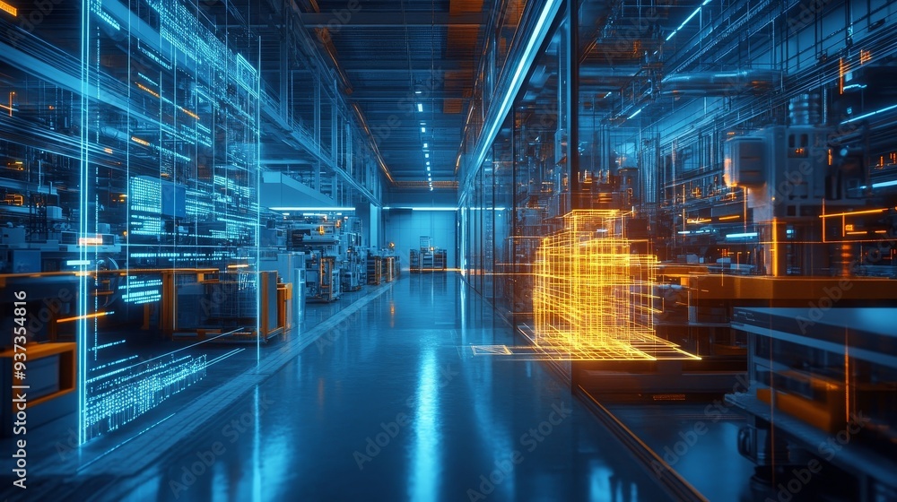 Holographic projection of industrial products in modern factories ...