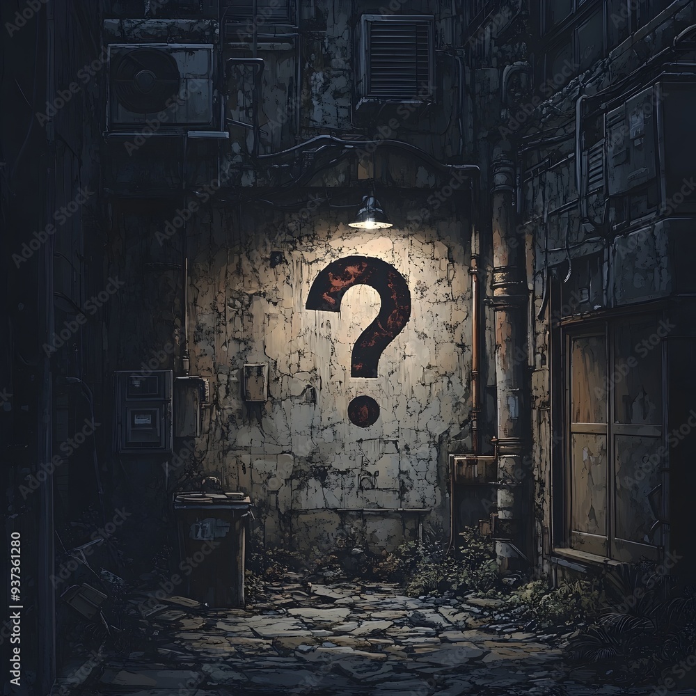 Mysterious Question Mark Concealed by a Mechanical Pencil in an ...