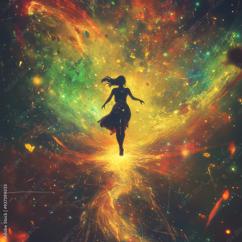 Ethereal Feminine Journey: Abstract AI-Generated Astral Body Experience ...