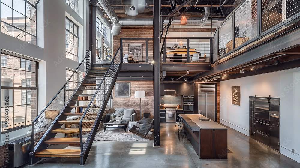 Utilize vertical space by incorporating lofted work areas or offices ...