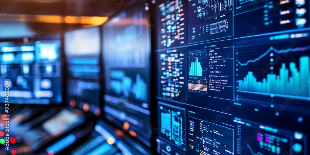 network monitoring tools in action, alerts and performance metrics ...