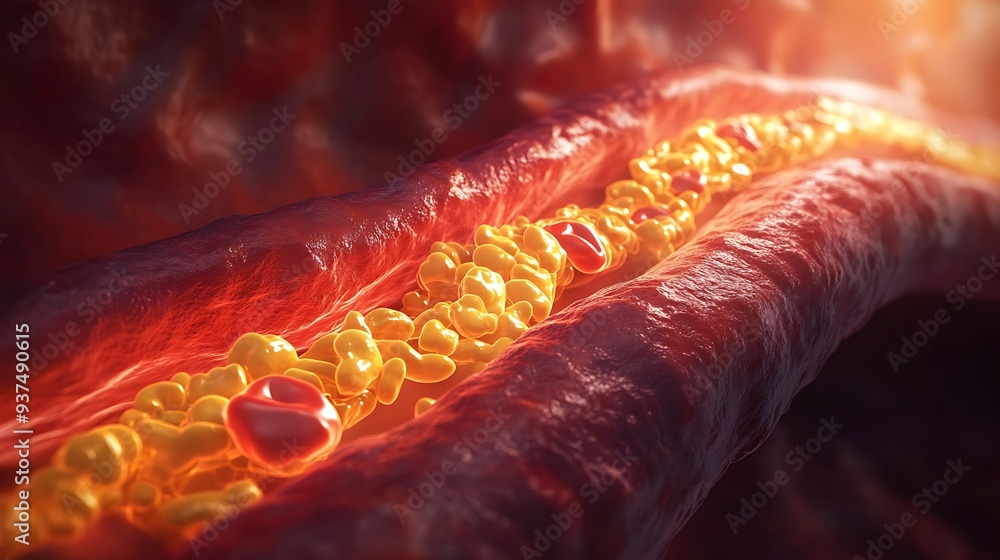 Fat Clogs Blood Vessels: The Accumulation of Excess Cholesterol and ...
