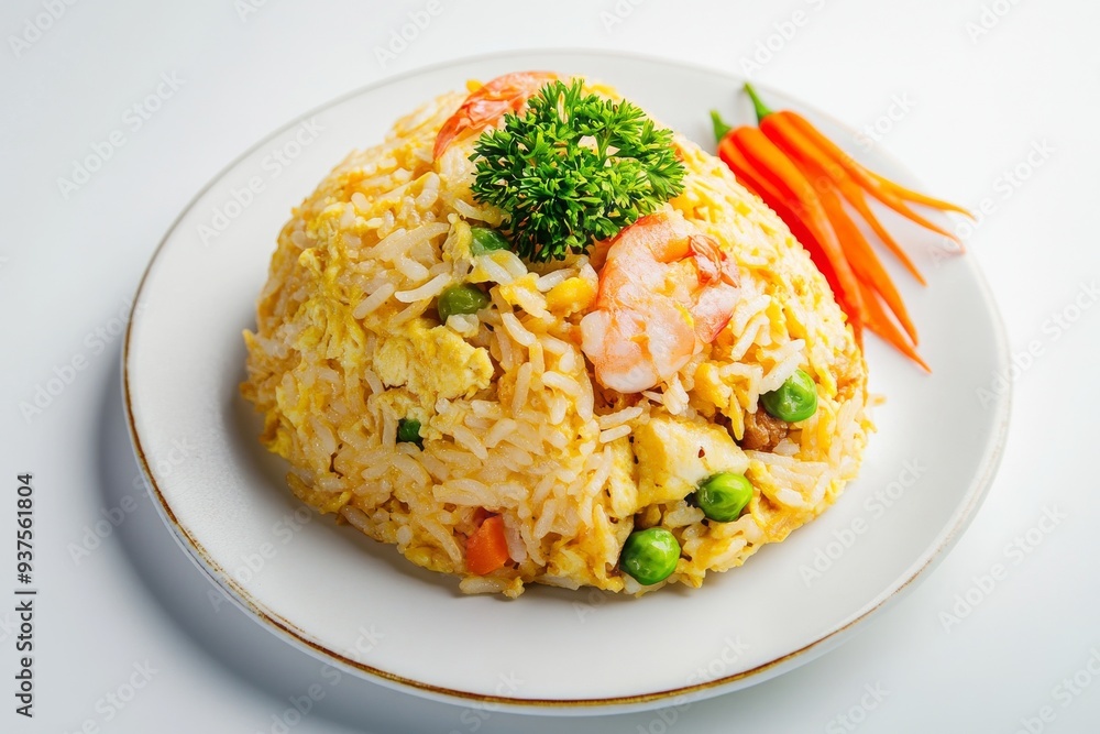 Pattaya Fried Rice, A Malaysian-inspired dish where the fried rice is ...