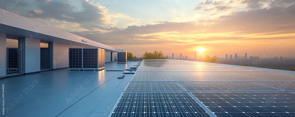 Rooftop solar panels integrated with semiconductor storage units, Main ...