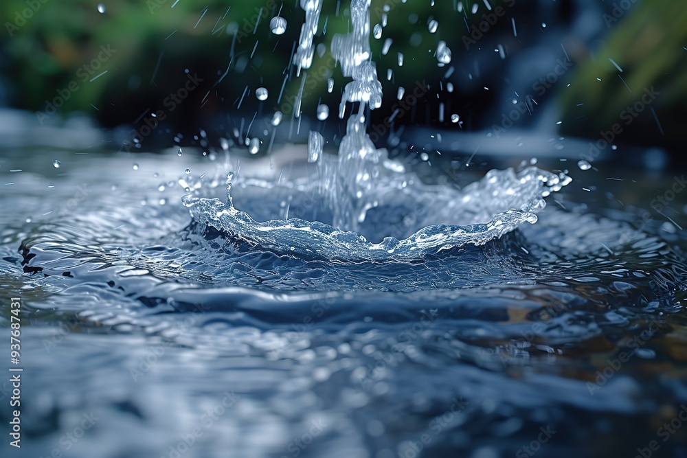 Clean Water Advocacy: A photograph of a campaign banner promoting clean ...