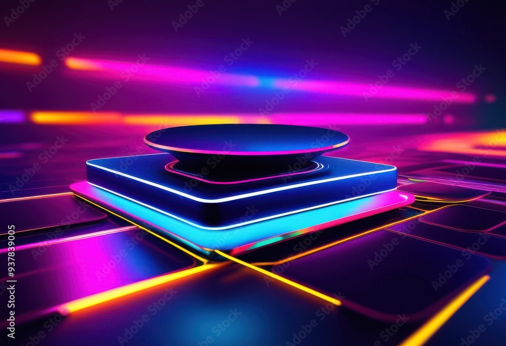 vibrant airplane mode icon featuring bold colors dynamic designs ...