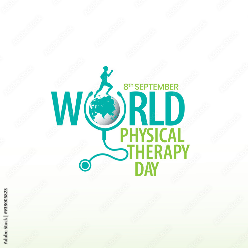 World Physical Therapy Day, September 8th Typography Template Vector ...