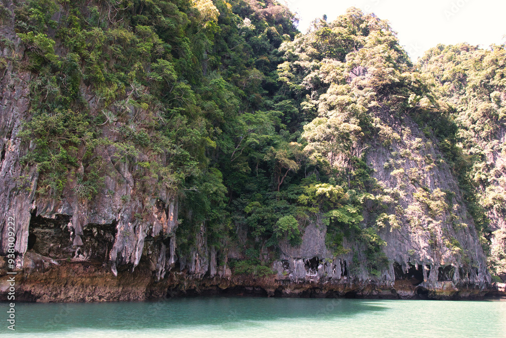 PANYEE ISLAND, THAILAND August 23, 2023, Thailand Phang Nga Bay islands ...