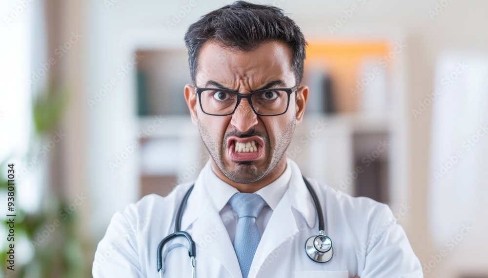 Frustrated Indian Doctors Expressing Anger: Workplace Stress and ...