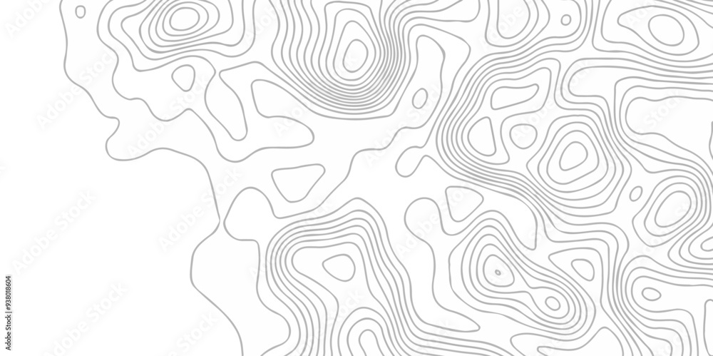 Abstract wave stipe line topography counter map. geometric map area ...