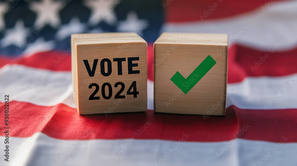 Poster A visual representation of voting for the 2024 election ...