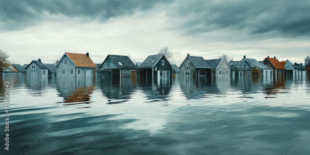 Flooding. Due to heavy rains and rivers overflowing their beds, water ...