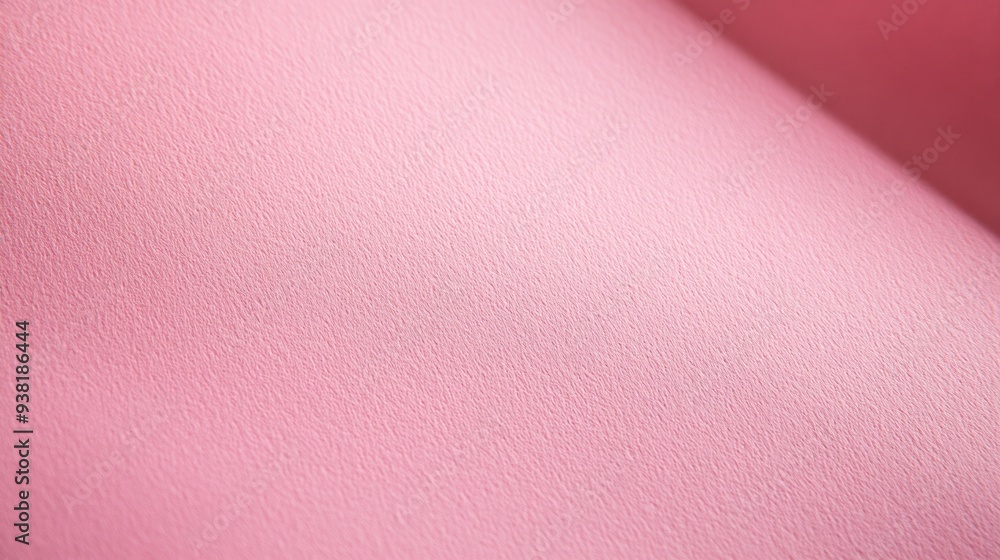 Soft pink textured paper displayed on a subtle angle in natural ...
