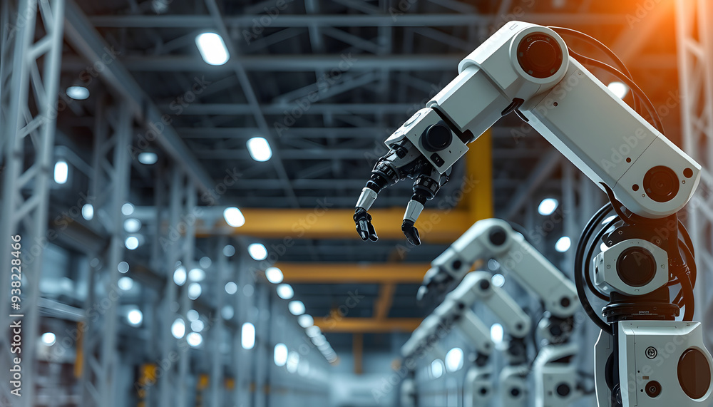 Smart industry robot arms modernization for innovative factory ...