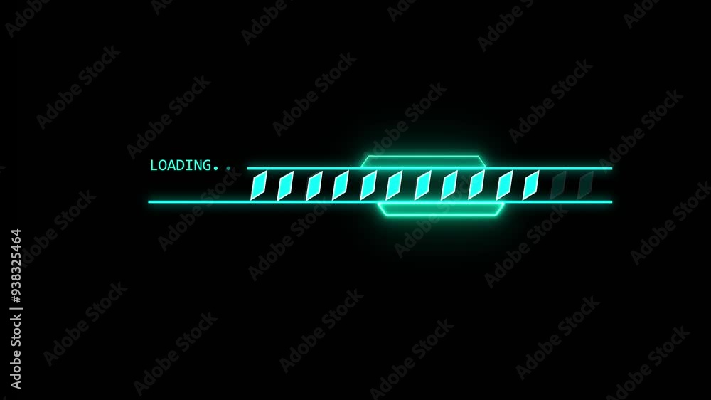 Sci Fi, HUD progress loading bar. Digital download pink colors progress ...