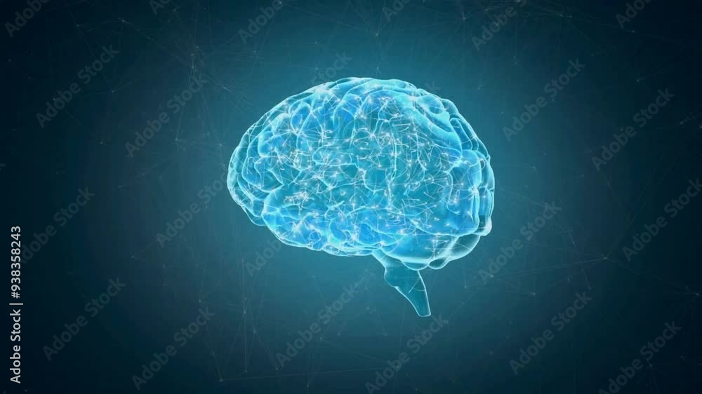 Neuron links 3d animation, Anatomy of the neuron 3d, Human brain nerve ...