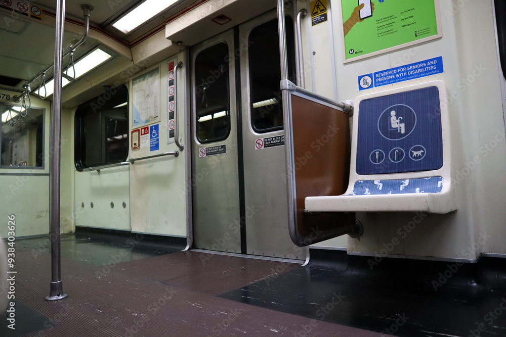 Los Angeles, California – July 16, 2024: inside view of Los Angeles ...