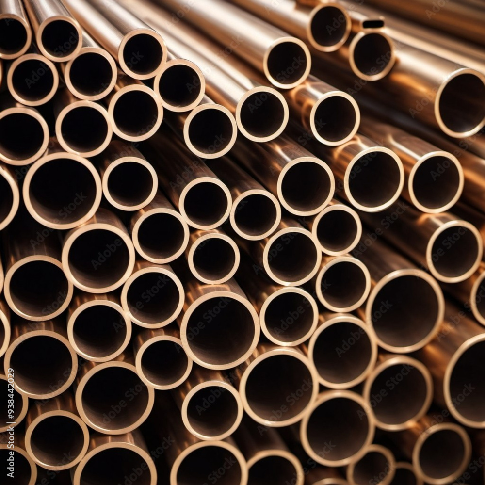Copper bronze heat exchanger pipes. Heavy non-ferrous metallurgy ...