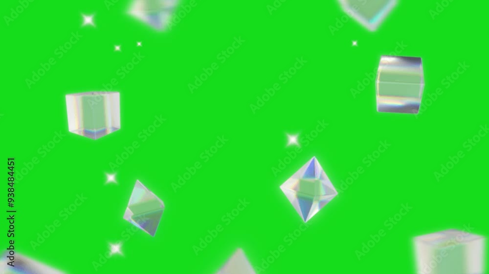 Green Screen pop up animation motion graphic with chroma key clip ...